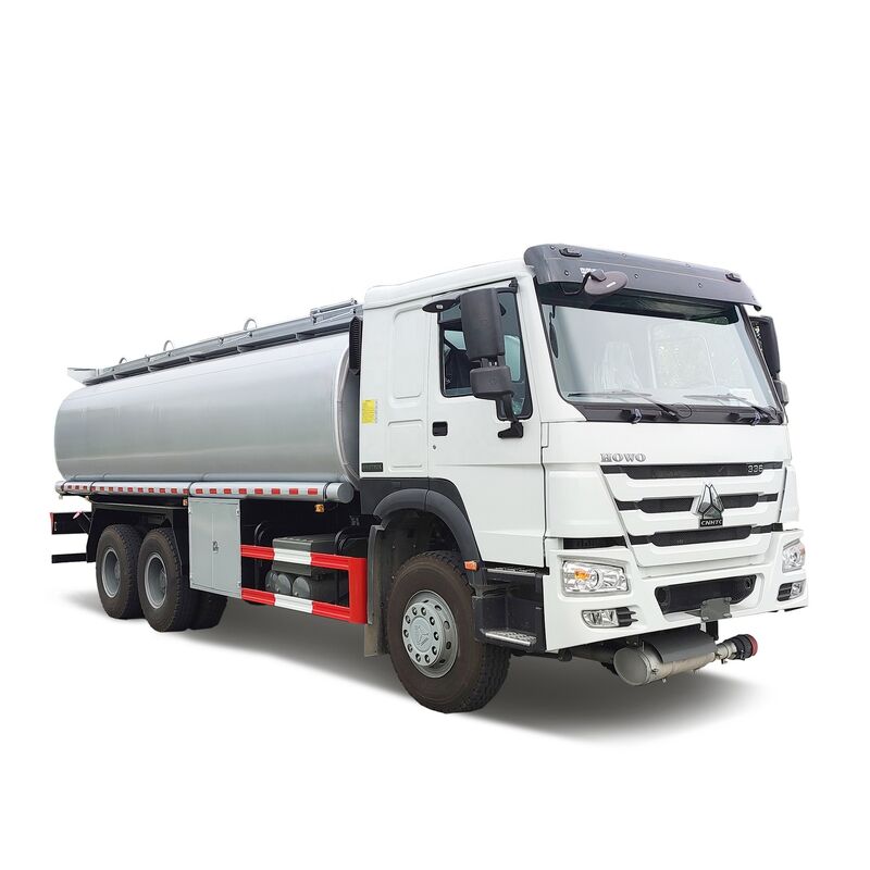 HOWO 6x4 18000 Liters Fuel Tank Truck EUROⅡ Emission Diesel Fuel Type