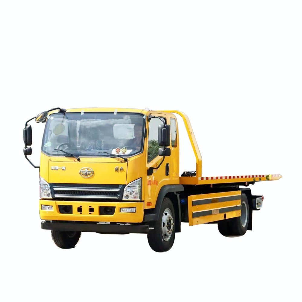 FAW 5 Ton Flatbed Towing Truck Breakdown Recovery Truck EURO 5 4x2 ...